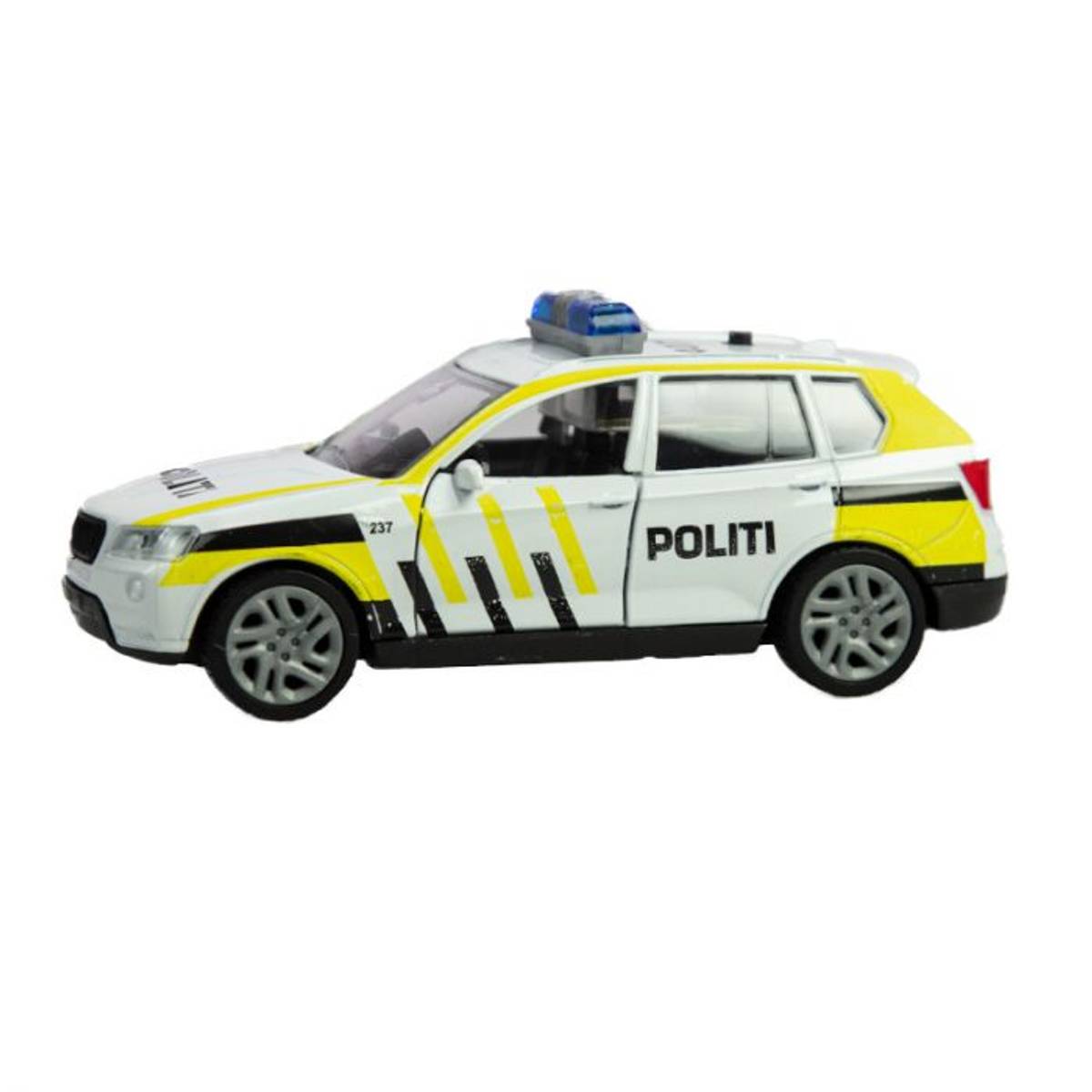 Politibil i Metall m/lys og lyd - Stor Politibil - Kremmertorvet Gaver ...
